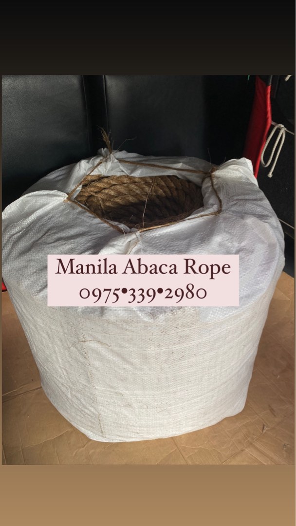 Abaca Rope/Manila Rope, Commercial & Industrial, Construction ...