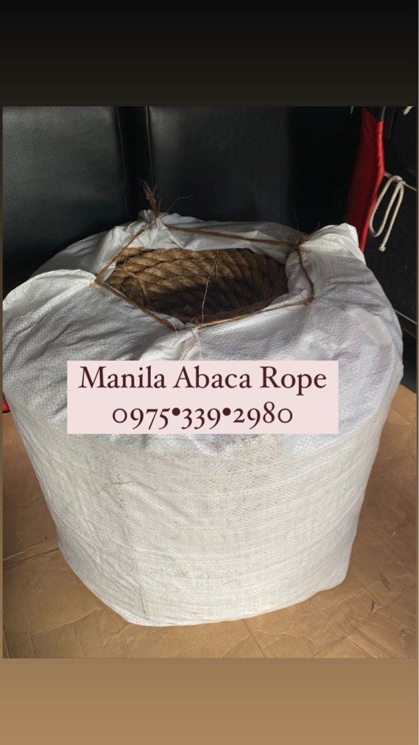 Abaca Rope/Manila Rope, Commercial & Industrial, Construction ...