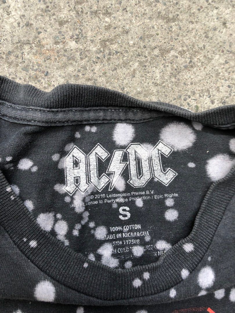 ACDC GRUNGE PUNK ALTERNATIVE GOTH BAND SHIRT, Women's Fashion, Tops ...