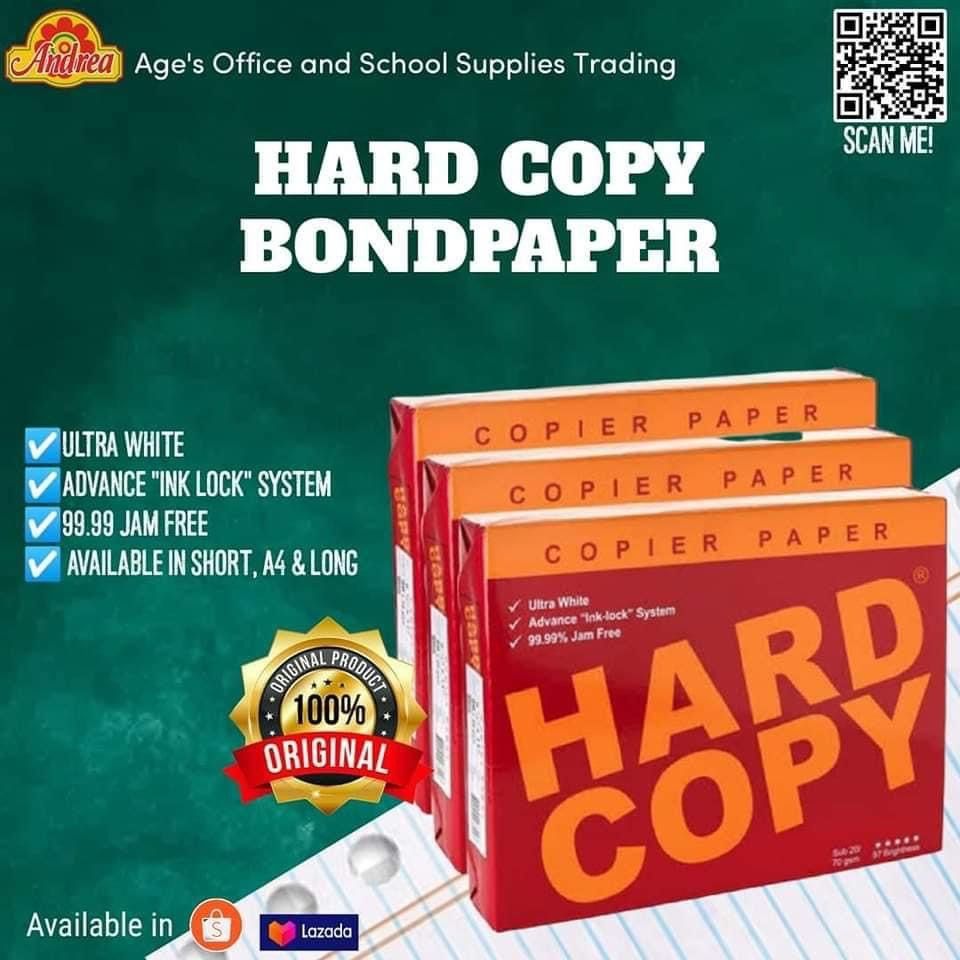 Advance hard copy 70 gsm. sub -20 (500 sheets. per ream) (short/A4/Long), Hobbies & Toys ...