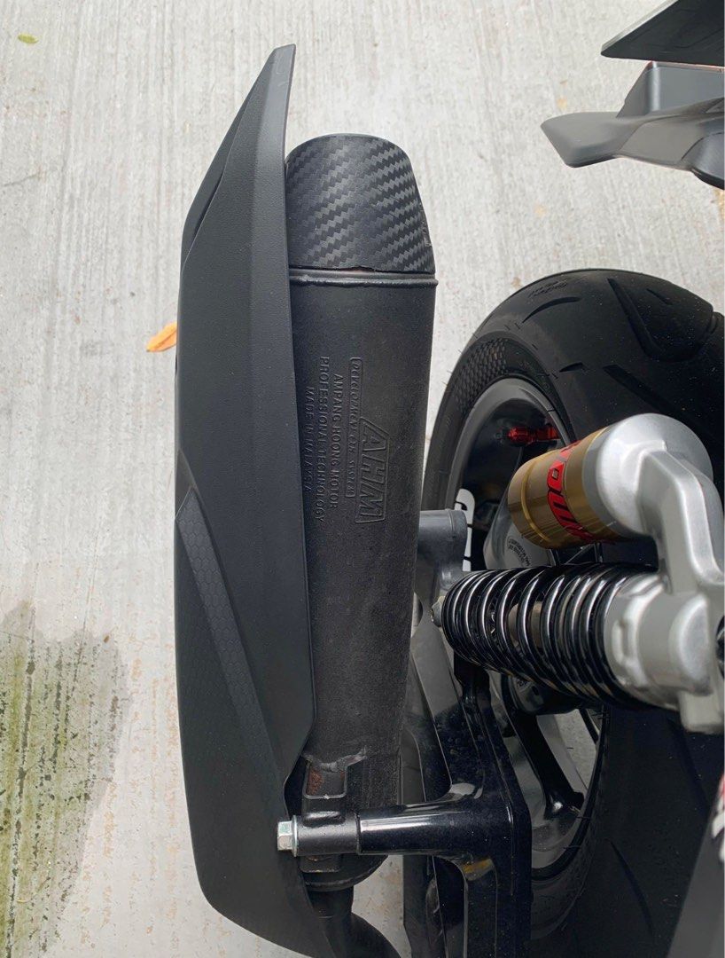 AHM exhaust for Aerox!, Motorcycles, Motorcycle Accessories on Carousell
