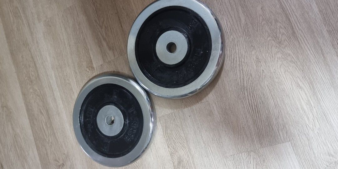 AIBI 20kg dumbbell/barbell plates, Sports Equipment, Exercise & Fitness ...