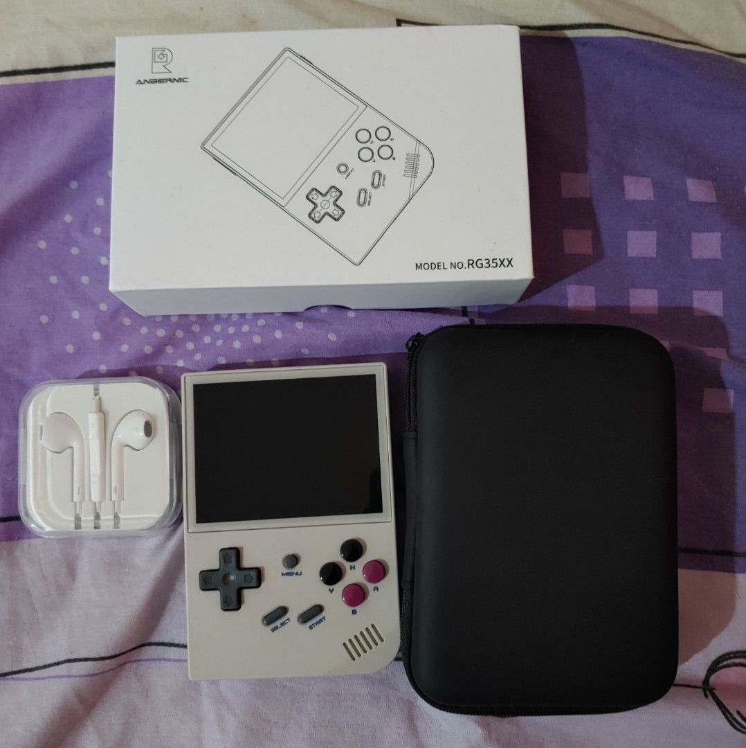 Anbernic Rg35xx Retro Gaming Handheld Grey Color Video Gaming Video