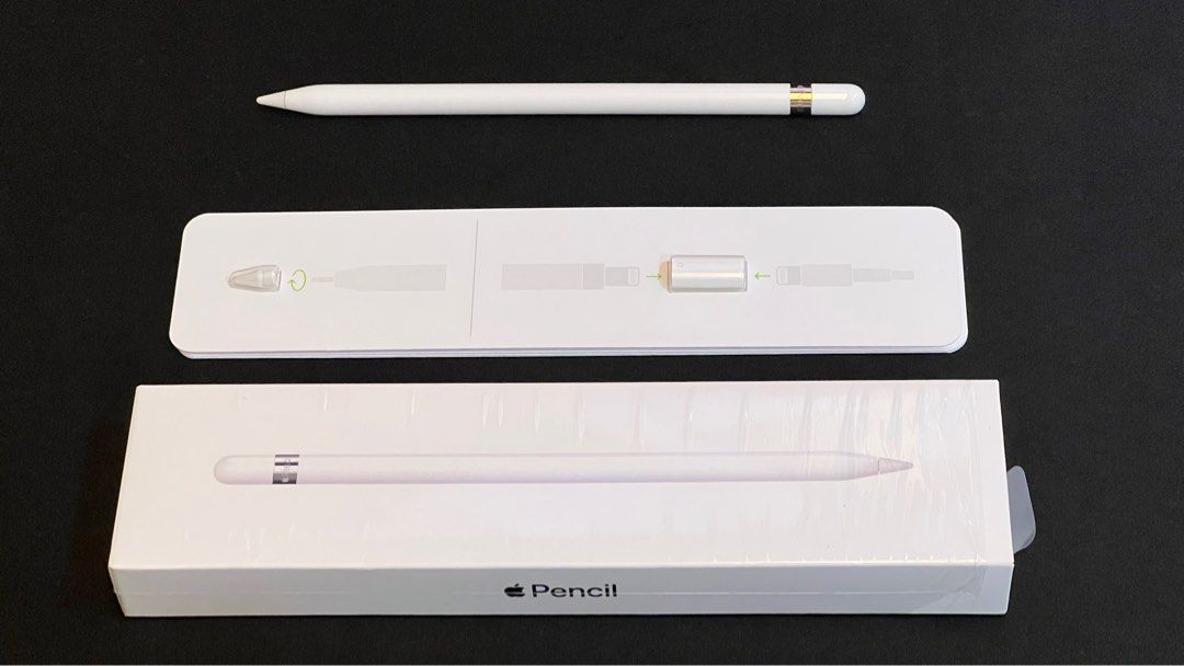 Apple Pencil Gen 1 w/ box and cover, Computers & Tech, Parts ...