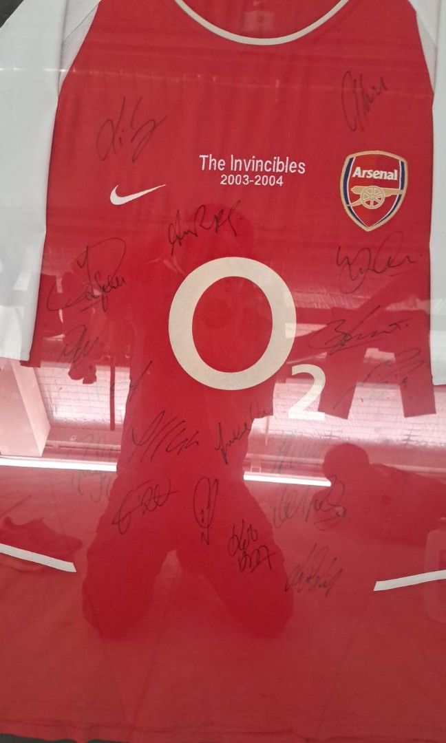 Arsenal Football Jersey 2003-2004 Framed Rare Vintage Collectable with ...