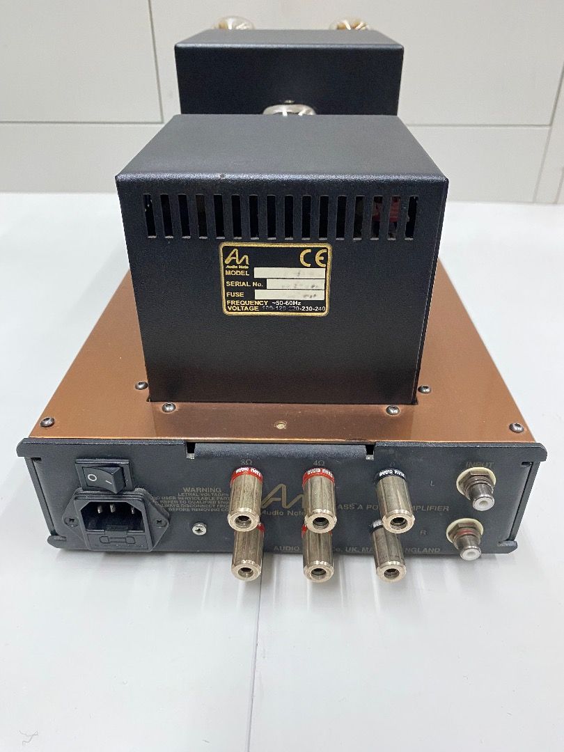 Audio Note (UK) Conqueror 300B Stereo Power Amplifier, Audio, Soundbars ...
