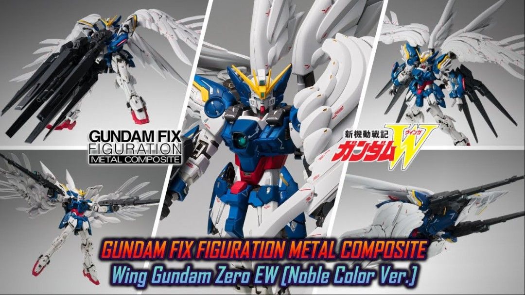 Bandai GUNDAM FIX FIGURATION METAL COMPOSITE WING GUNDAM ZERO EW Noble Color Version Metal Build ...