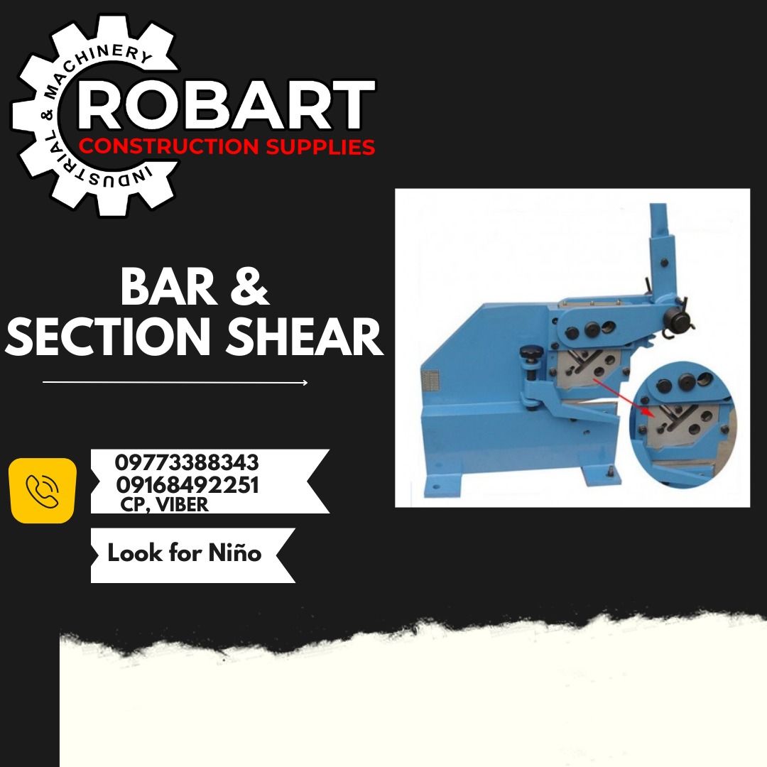 BAR & SECTION SHEAR, Commercial & Industrial, Construction Tools ...