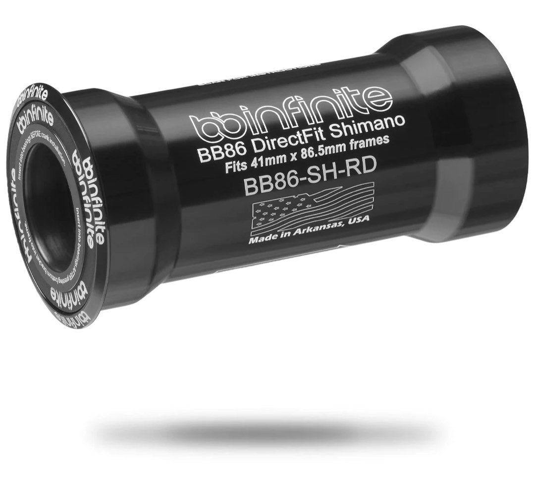 BBInfinite BB86 (86.5mm) DirectFit Shimano 1 - Piece - Ceramitech/Black ...