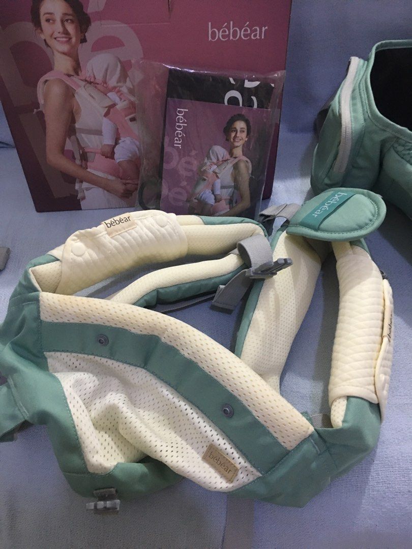 Bebear 5-in-1 Mesh Hip Seater Carrier, Babies & Kids, Babies & Kids Fashion on Carousell