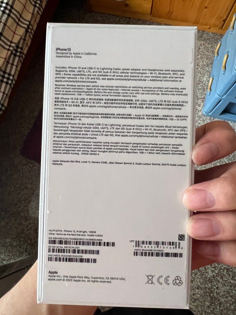 BNIB iPhone 13 Midnight 128gb, Mobile Phones & Gadgets, Mobile Phones ...