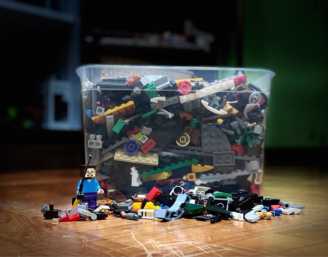 Box full of lego, Hobbies & Toys, Toys & Games on Carousell