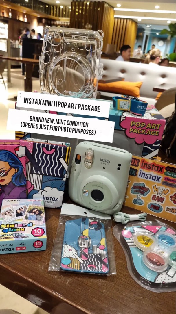 BRAND NEW Instax Mini 11 Pop Art Package, Photography, Cameras on Carousell