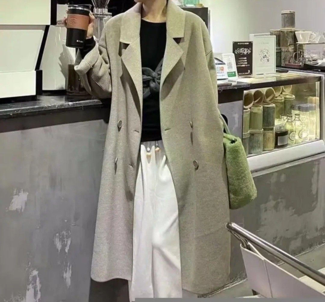 BRAND NEW WINTER COAT OAT GREY COLOR, Women's Fashion, Coats, Jackets and Outerwear on Carousell