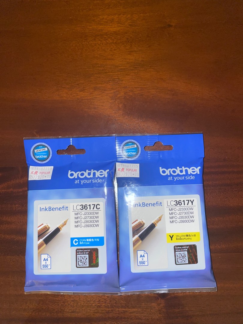 Brothers LC3617C/LC3617Y, Computers & Tech, Printers, Scanners ...
