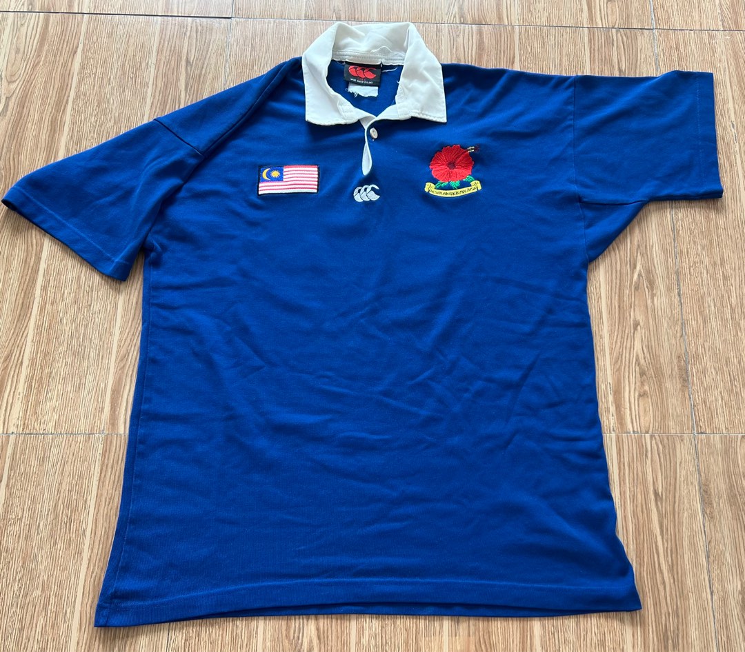 SBW ada KRM: Canterbury ragbi KRM Bunga Raya rugby jersi, (L 22”/29 ...