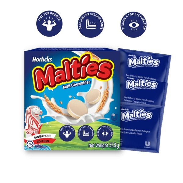 [Carton Sale] Horlicks Malties Malt Candy 37.8g x 24 Boxes, Food ...