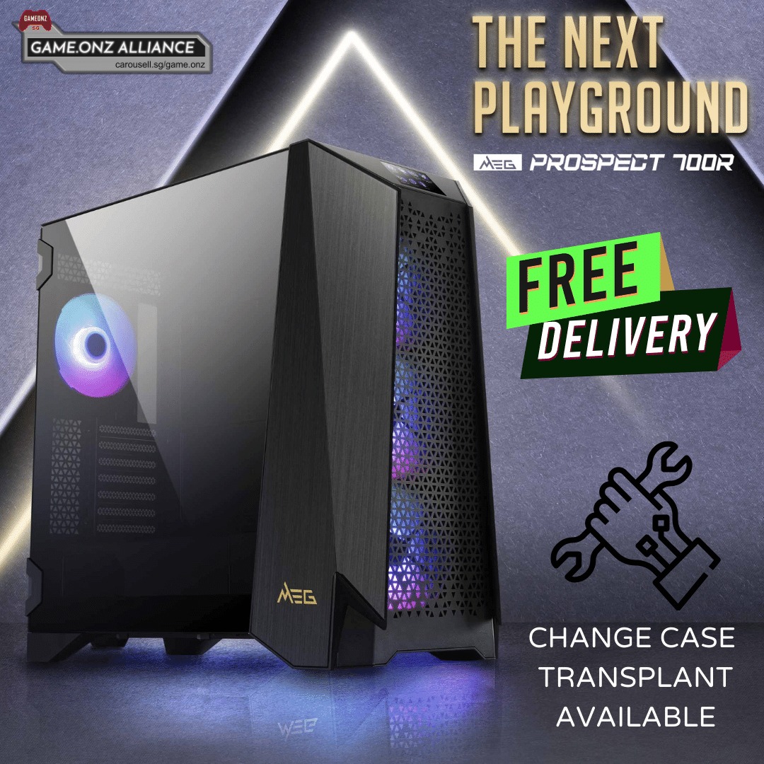 CASE | MSI MEG PROSPECT 700R | LEGENDARY EATX LCD PANEL DESKTOP PC CASE ...