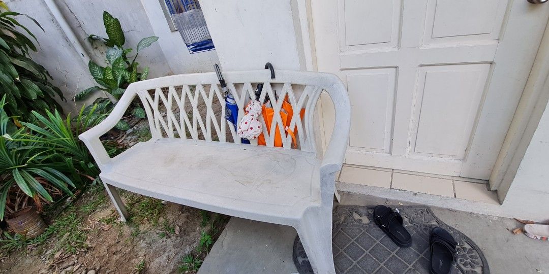 Outdoor monoblock bench, Furniture & Home Living, Furniture, Chairs on ...