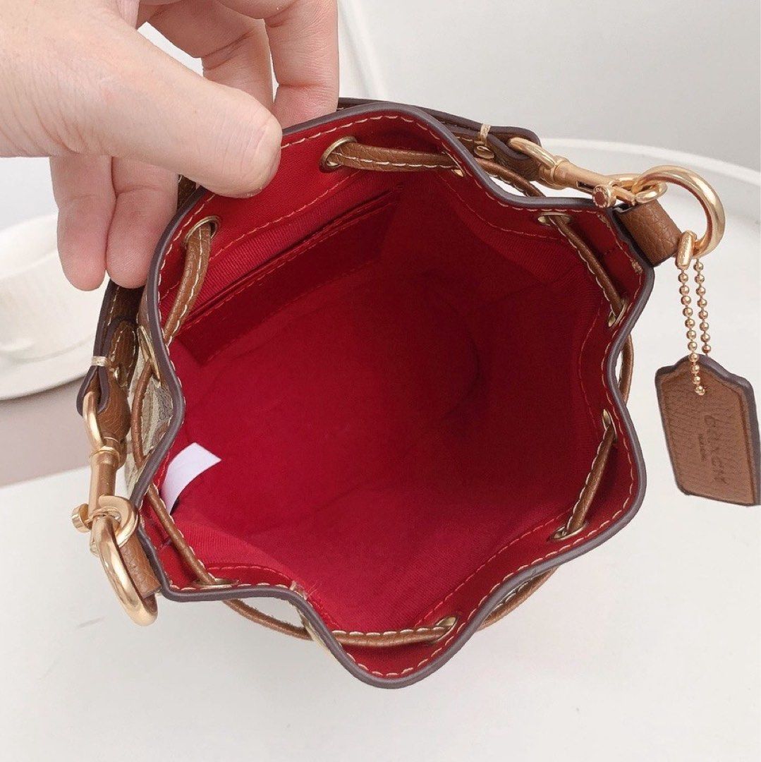 Coach Dempsey Bucket Crossbody Bag, Women's Fashion, Bags & Wallets ...