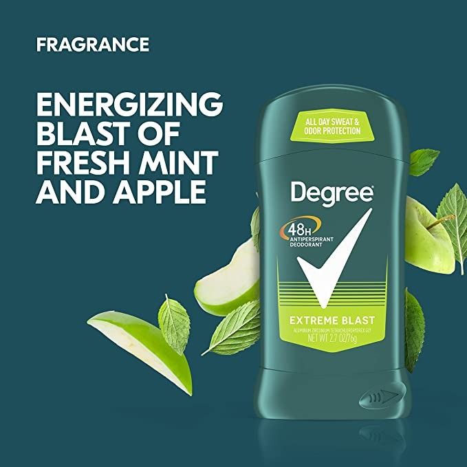 Degree Men Original Protection Antiperspirant Deodorant, Extreme Blast ...