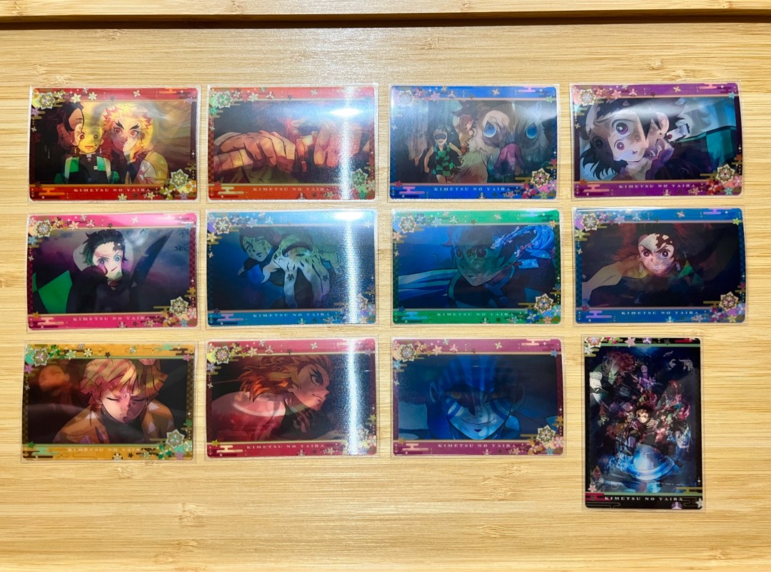 Demon Slayer KNY Lenticular Retrospective Cards Vol. 3, Hobbies & Toys ...