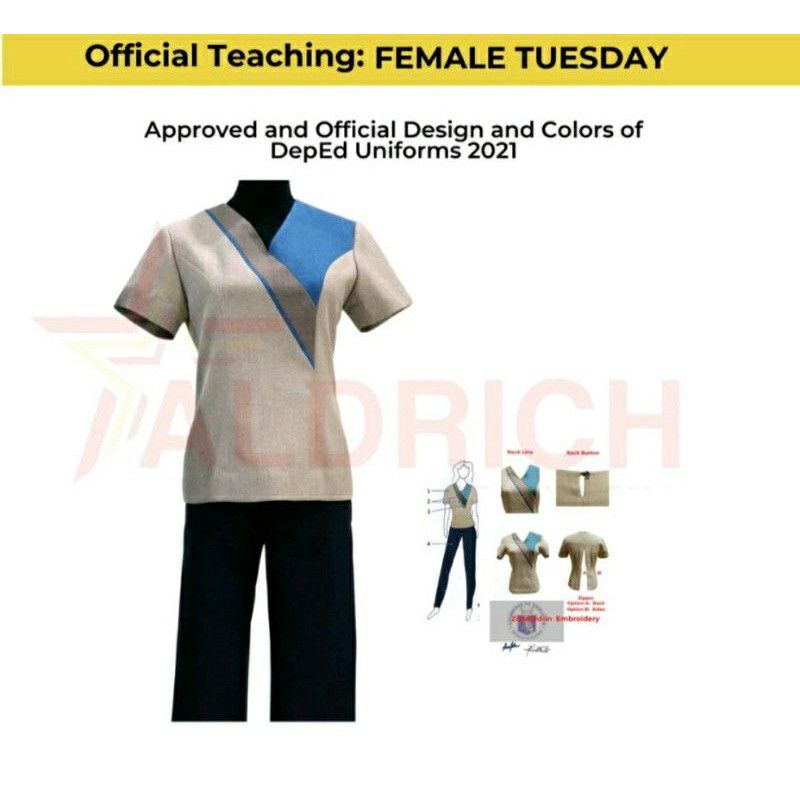 DEPED COMPLETE SET WOMEN'S UNIFORM, Women's Fashion, Dresses & Sets ...