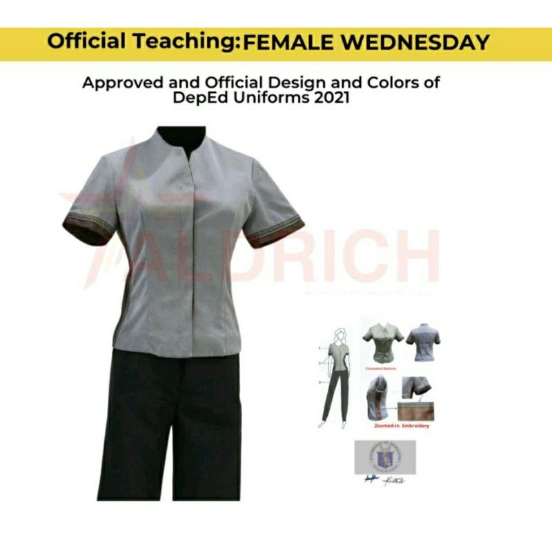 DEPED COMPLETE SET WOMEN'S UNIFORM, Women's Fashion, Dresses & Sets ...