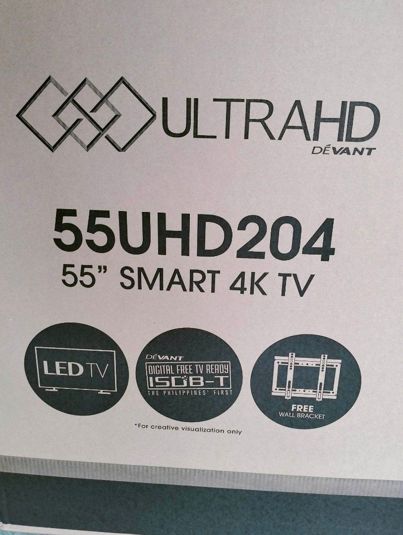 Devant 55UHD204 55" 4K UHD Smart TV, TV & Home Appliances, TV ...