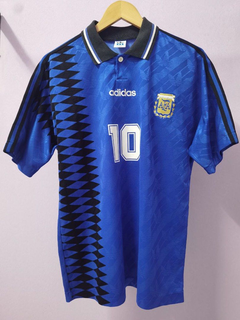Diego Maradona Argentina Away World Cup 1994 (Jaspo) soccer/football ...
