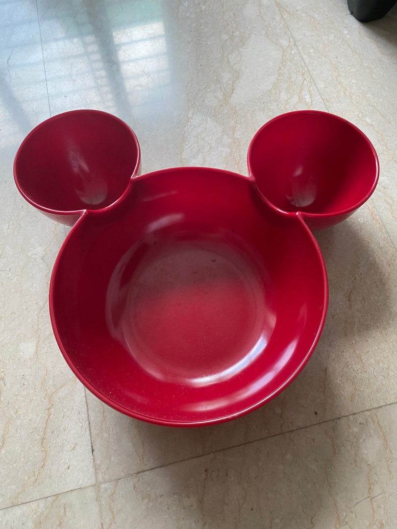Disneyland Mickey Mouse Bowl, Furniture & Home Living, Kitchenware ...