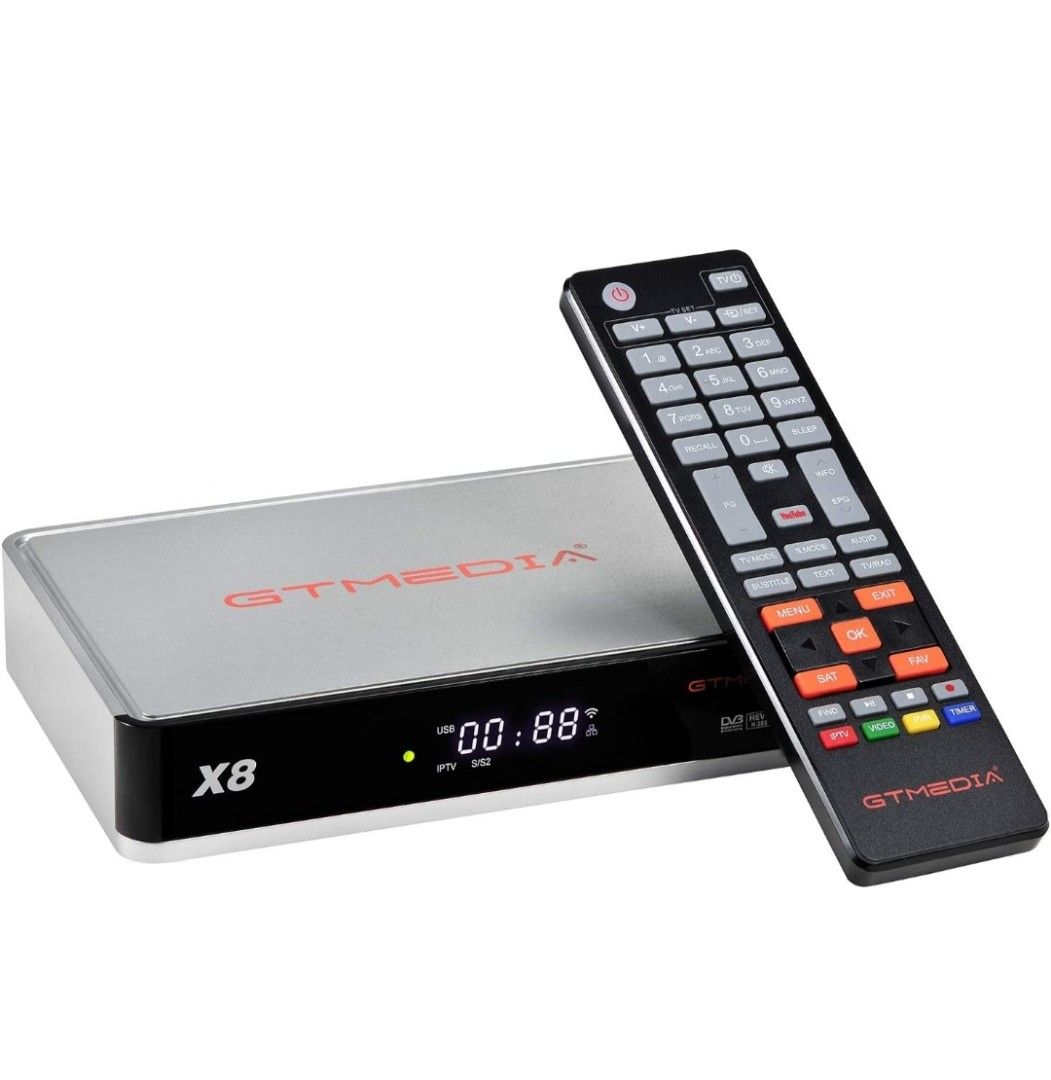(D06) Docooler GTMEDIA X8 Set-top Box, DVB-S/S2/S2X T2-MI Satellite TV ...