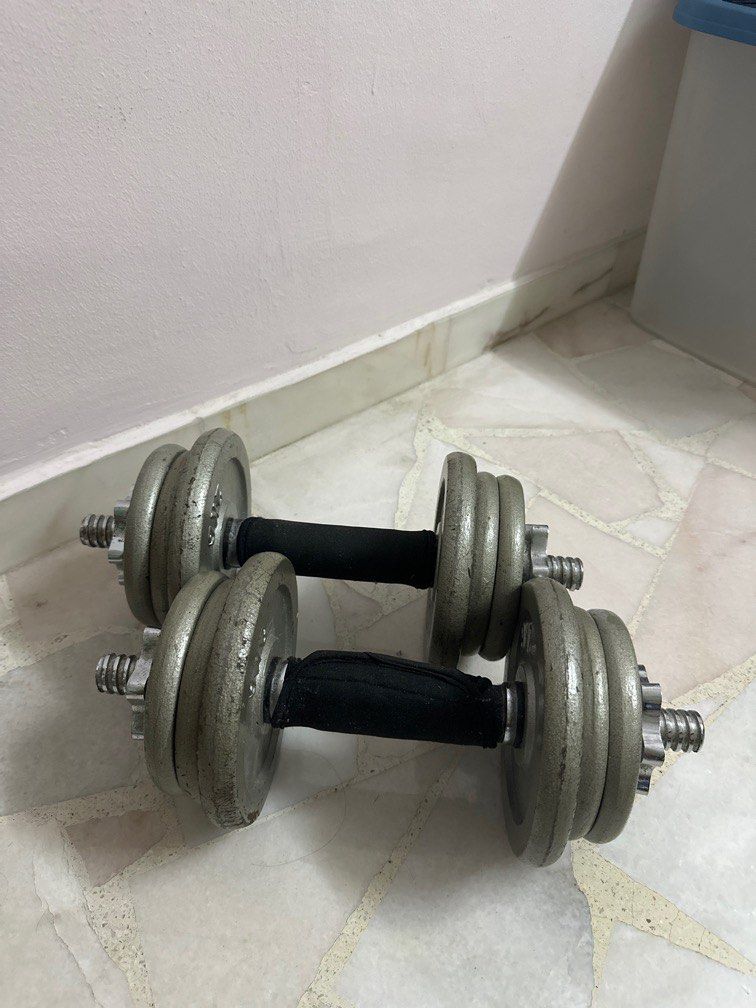 Dumbbells for Sale - 16kg, Sports Equipment, Exercise & Fitness ...