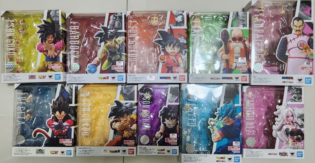 EMPTY BOXES of SHF Dragon ball, Hobbies & Toys, Toys & Games on Carousell