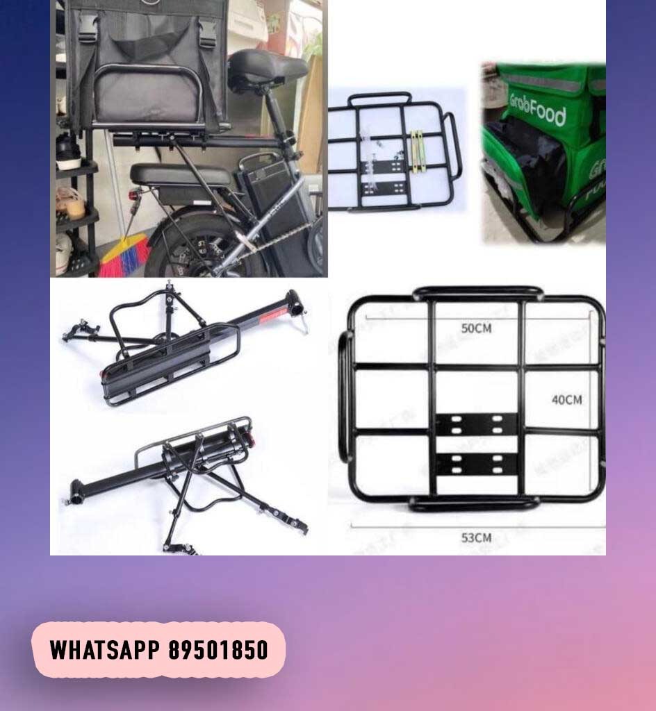 Fit all size Foodpanda / Deliveroo / Grabfood Rider lady 20" 27.5 Put ...