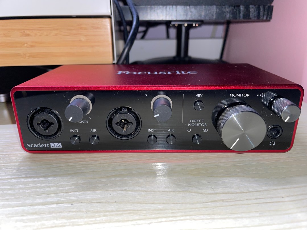 Focusrite Scarlett 2i2 3rd Gen. USB Audio Interface, 音響器材, 其他音響配件及設備 ...