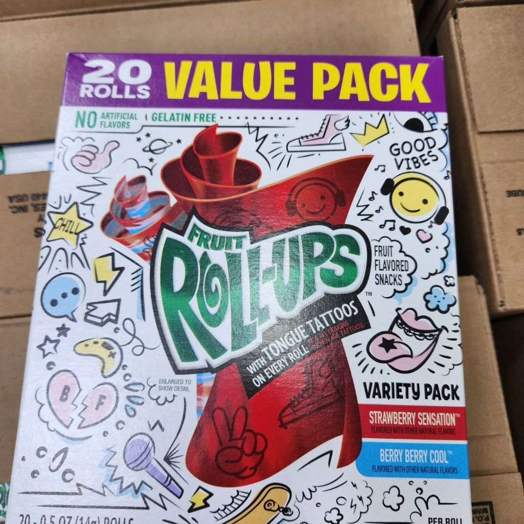 Fruit Roll-ups Tiktok Hype | Legit | 20 pieces per box | Rool-ups ice cream challenge, Food ...