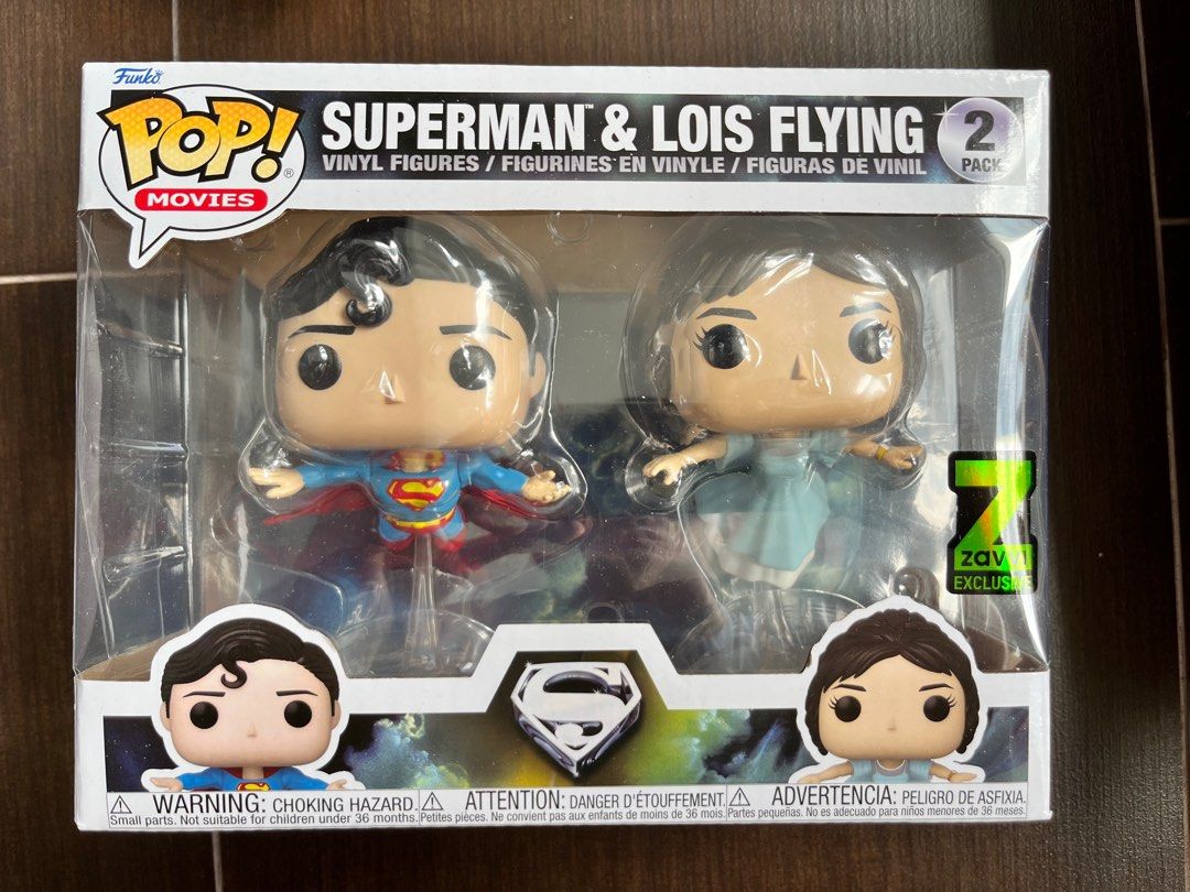FUNKO POP DC Superman (1978) Movie - Superman & Lois Flying 2 pack ...
