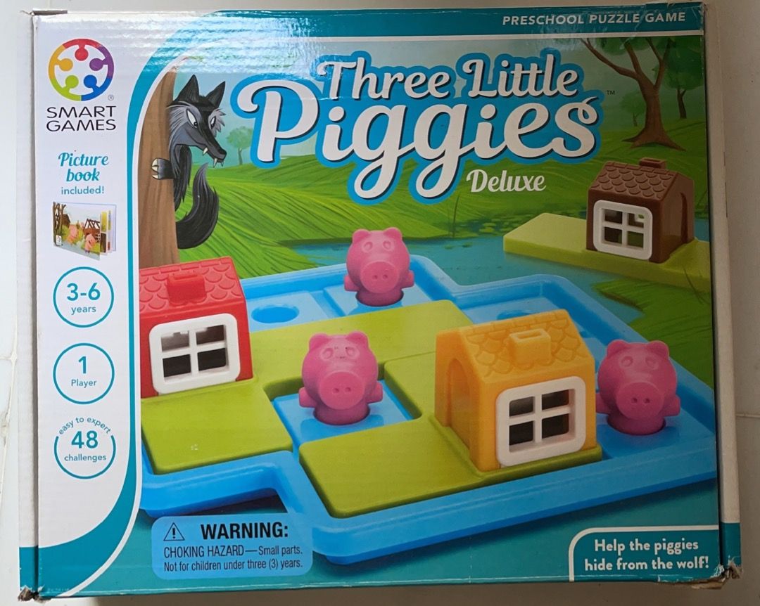 Game Three little piggies - smart games (50$ new), Hobbies & Toys, Toys ...