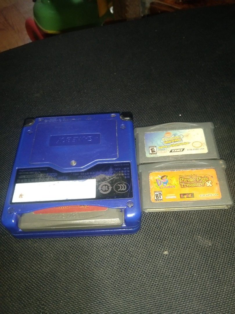 GameBoy Advance SP 001 (Blue), Video Gaming, Video Game Consoles ...