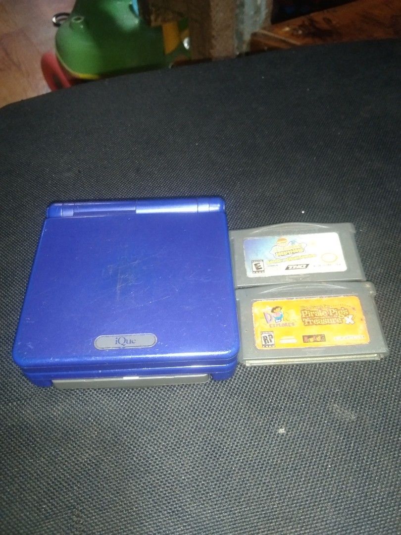 GameBoy Advance SP 001 (Blue), Video Gaming, Video Game Consoles ...
