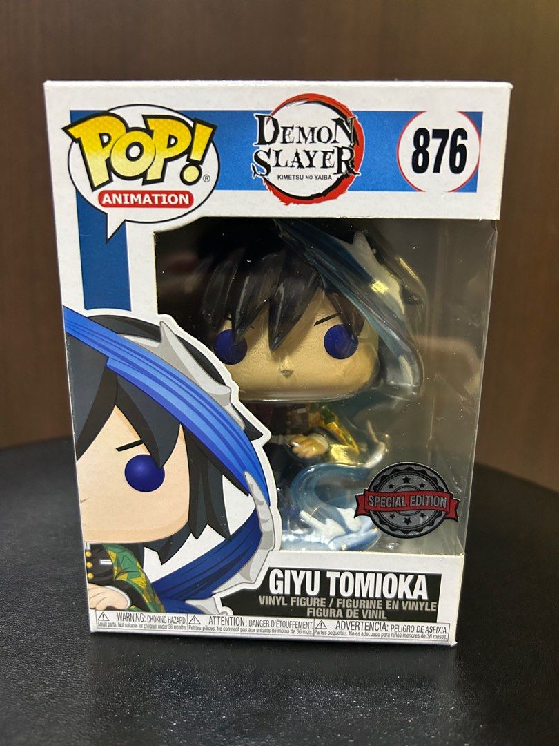 Giyu Tomioka Funko Pop (with SE Sticker, MINT + UNOPENED), Hobbies ...