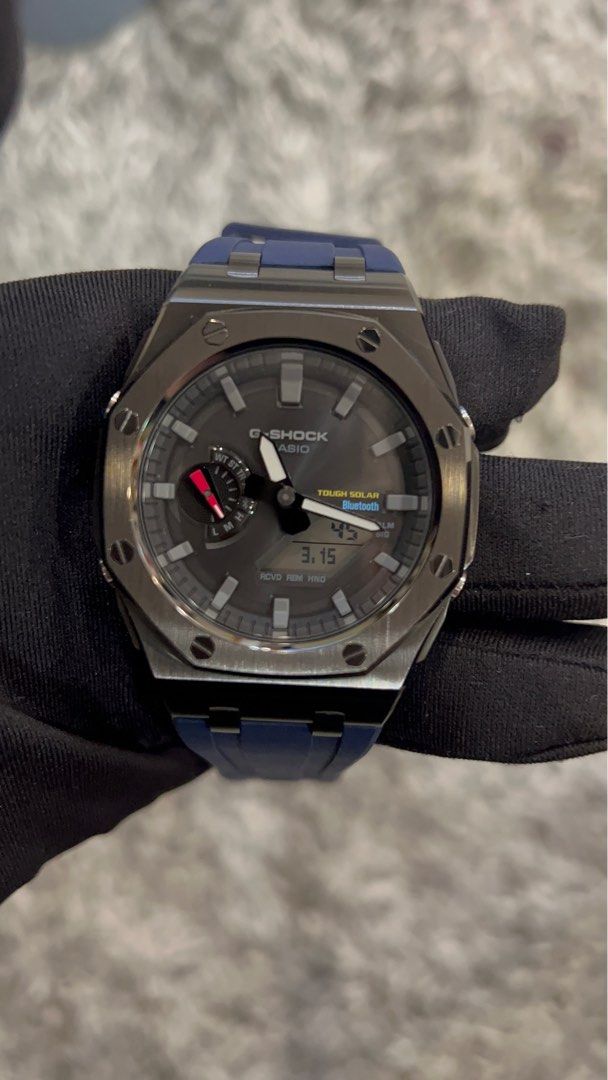 Gunmetal ash grey G- Shock Casioak mod ga2100 ga2110 gab2100 gm2100 ...