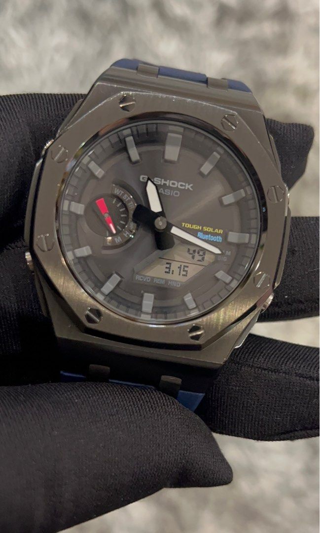 Gunmetal ash grey G- Shock Casioak mod ga2100 ga2110 gab2100 gm2100 ...