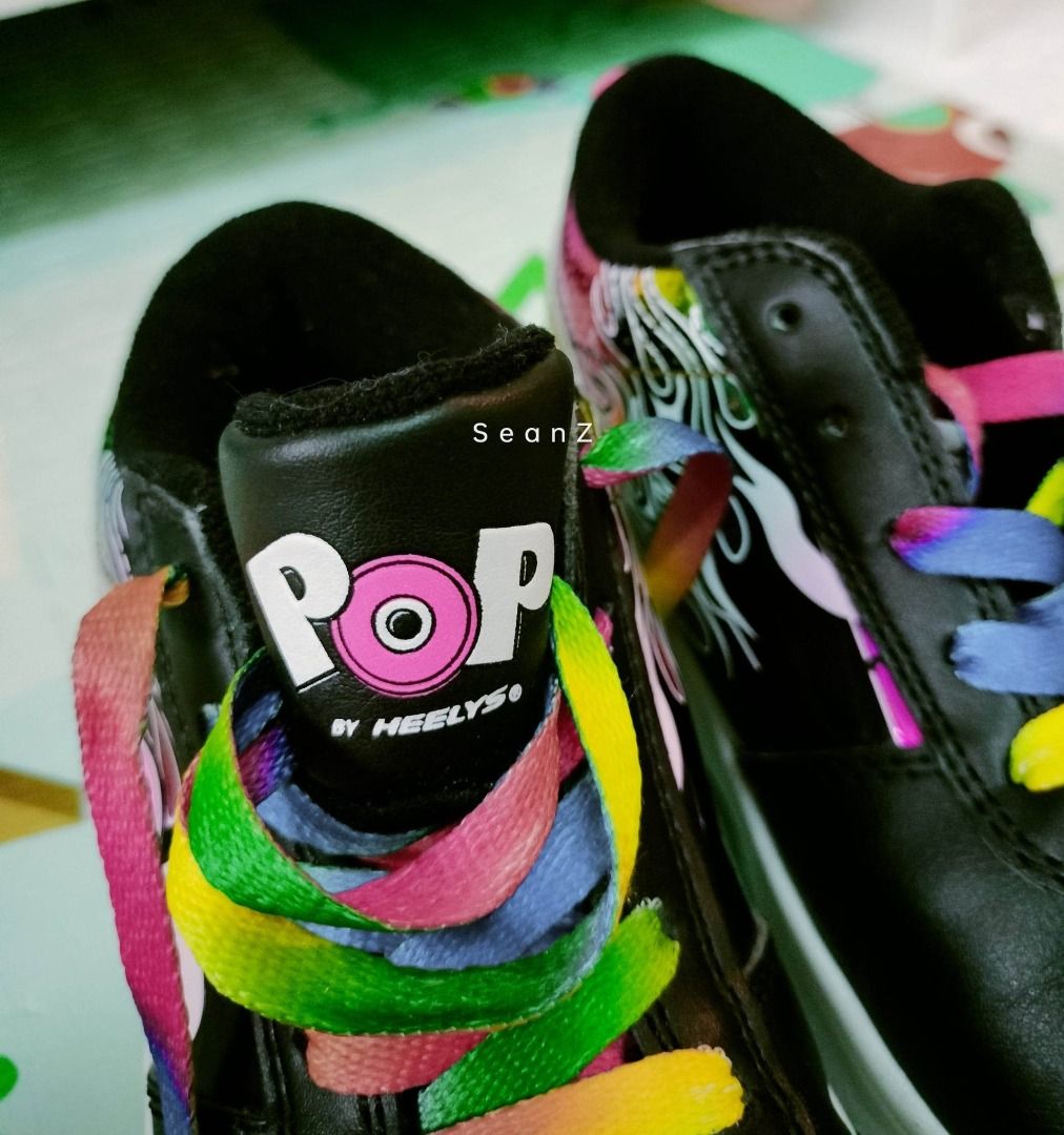 HEELYS POP DASH ROLLER SNEAKER in BLACK, Babies & Kids, Babies & Kids ...