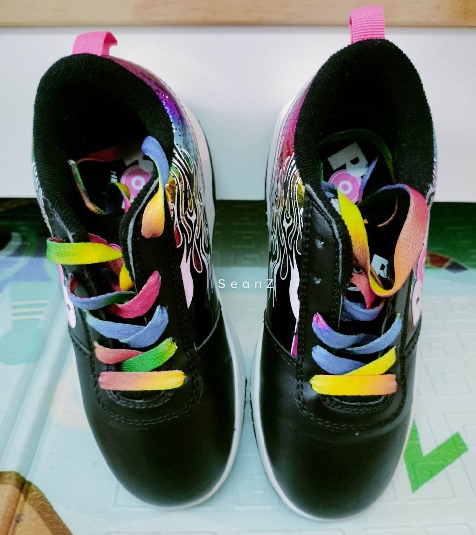 HEELYS POP DASH ROLLER SNEAKER in BLACK, Babies & Kids, Babies & Kids ...