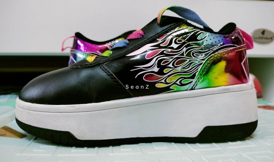 HEELYS POP DASH ROLLER SNEAKER in BLACK, Babies & Kids, Babies & Kids ...