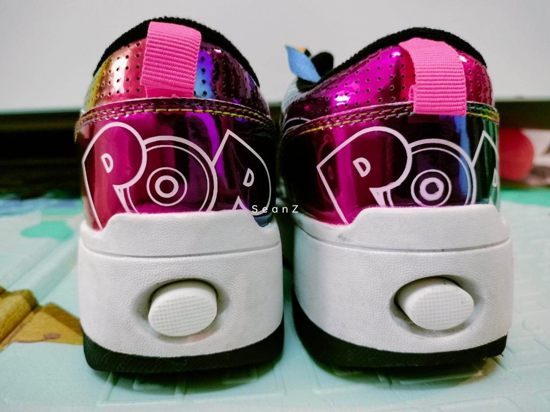 HEELYS POP DASH ROLLER SNEAKER in BLACK, Babies & Kids, Babies & Kids ...
