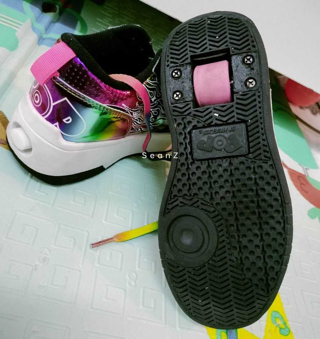 HEELYS POP DASH ROLLER SNEAKER in BLACK, Babies & Kids, Babies & Kids ...