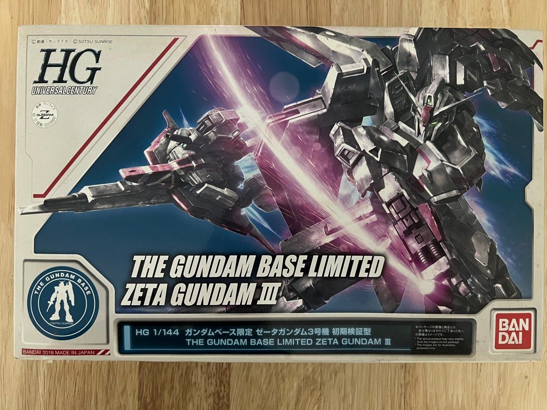 HG 1/144 Zeta Gundam 3 The Gundam Based Limited, Hobbies & Toys, Toys & Games on Carousell